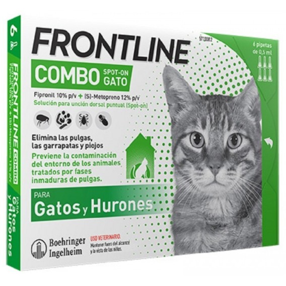 Frontline Combo Gatos 6 Pipetas