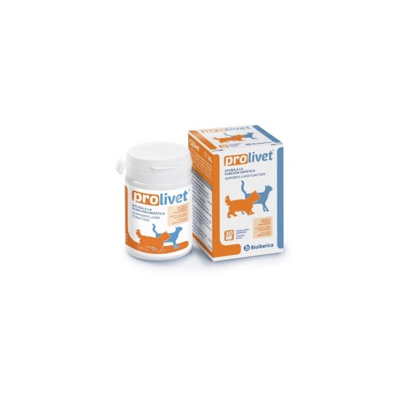 Prolivet tablet 30 comprimidos Gatos y Perros Pequeños hasta 6 kg