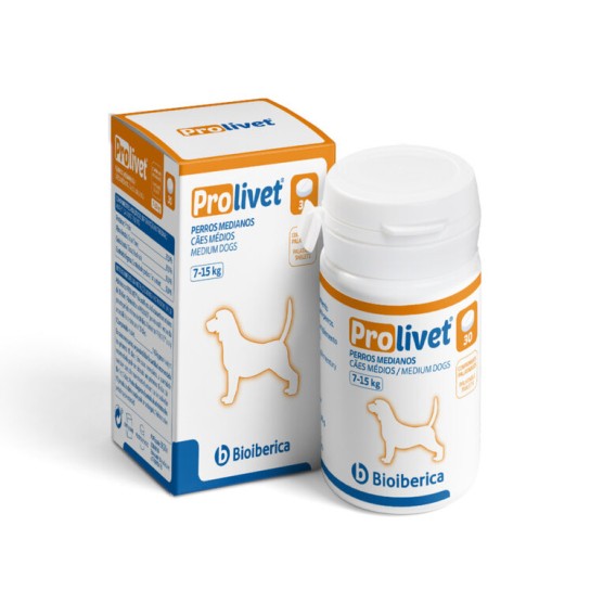Prolivet tablet 30 comprimidos Perros Medianos de 7 a 15 kg