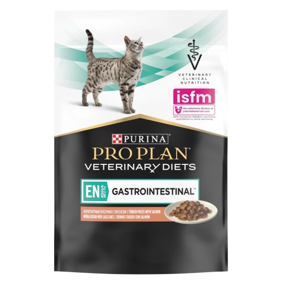 Purina Pro Plan Veterinary Diets EN Gastrointestinal Salmón Sobres 85 GR